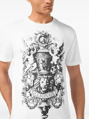 BILLIONAIRE Logo-print T-shirt - White