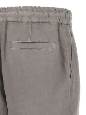 Brunello Cucinelli Linen Bermuda Shorts - Grey