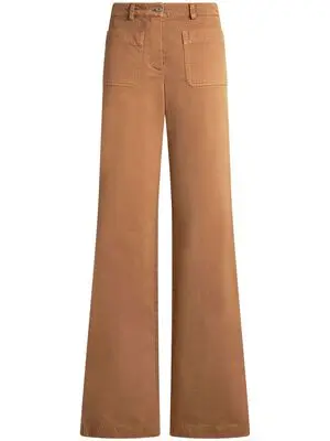 Etro Wide-leg Trousers - Brown