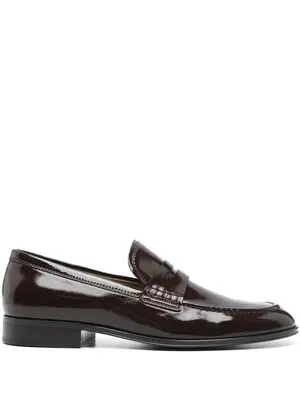 GIANVITO ROSSI Leather Loafers