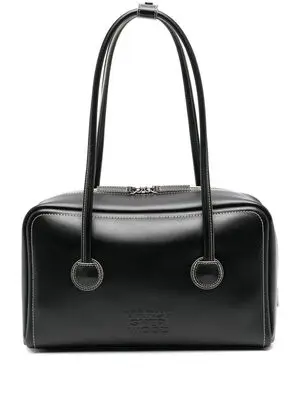 MARGESHERWOOD Soft Boston Shoulder Bag - Black