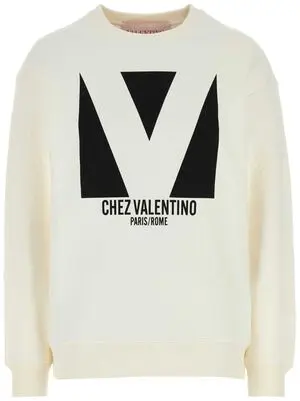 Valentino Garavani Logo-print Sweatshirt - White