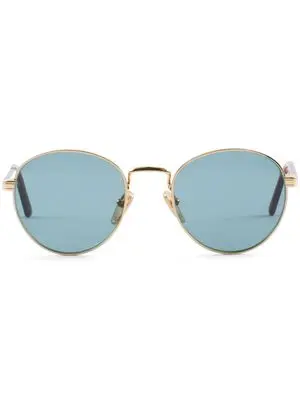 Prada Round Frame Sunglasses - Gold