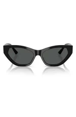 JIMMY CHOO Jimmy Choo 55mm Cat Eye Sunglasses Black