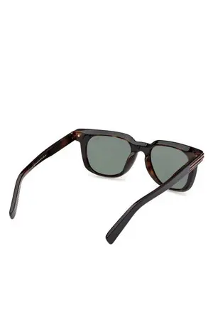 Zegna 50mm Polarized Geometric Sunglasses