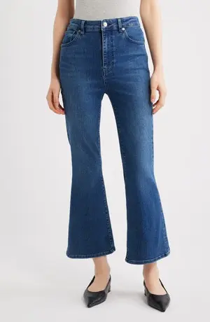 FRAME FRAME The Reboot High-Rise Cropped Flare Jeans Sonnet