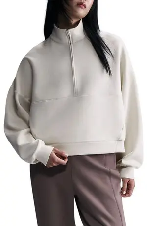 Women's Oversized Half-Zip Sweatshirts