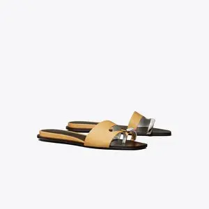 Tory Burch Pierced Slide - Cantucci / Silver