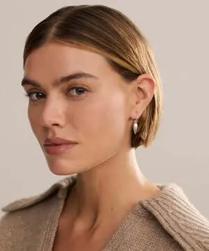 SOPHIE BUHAI Tiny Spear Hoop Earrings