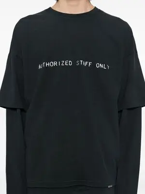 GROUND ZERO Graphic-print T-shirt - Black