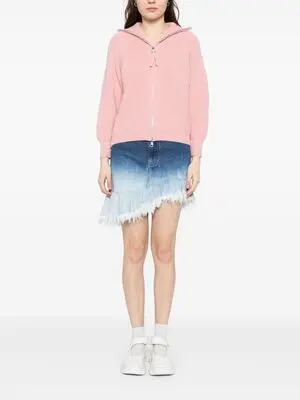 GROUND ZERO Zip-up Cardigan - Pink