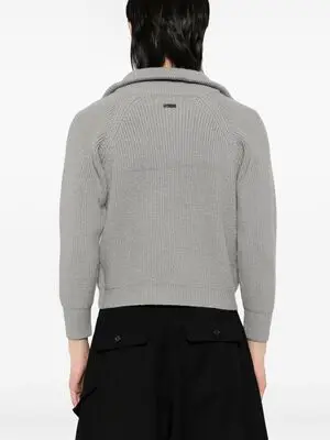 GROUND ZERO Zip-up Cardigan - Grey