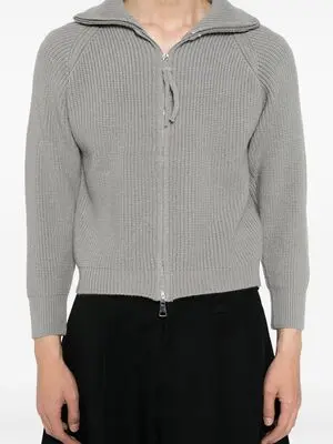 GROUND ZERO Zip-up Cardigan - Grey