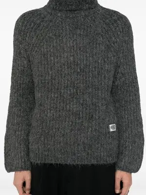 GROUND ZERO Roll-neck Jumper - Grey