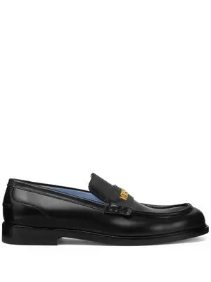 Versace Leather Loafers