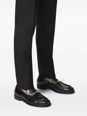 Versace Leather Loafers