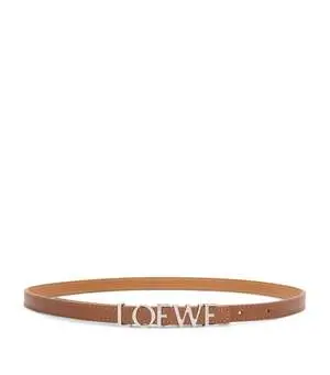 Loewe Leather Logo Belt