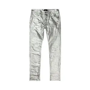 PURPLE BRAND Metallic Monogram Pants
