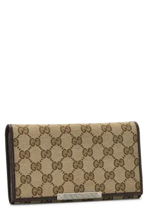 Gucci Original Gg Canvas Long Wallet