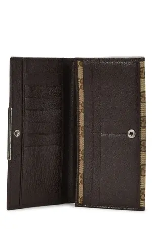 Gucci Original Gg Canvas Long Wallet