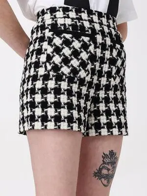 Valentino Garavani Houndstooth Tweed Shorts