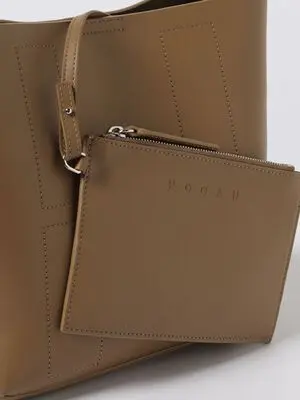 Hogan Leather Handbag - Cocoa