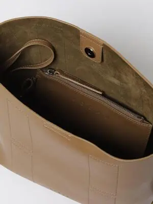 Hogan Leather Handbag - Cocoa