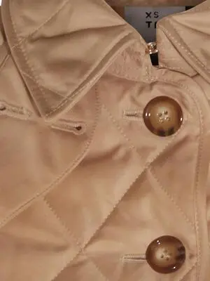Burberry Nylon Quilted Jacket - Beige