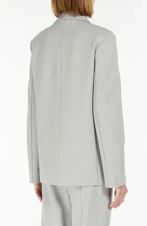 MM BY MAX MARA Mm Marmo Double-breasted Blazer - Light Grey