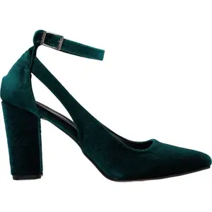 Women's Pointed Toe Block Heel Pumps