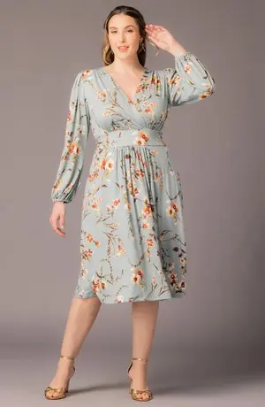 KIYONNA Diana Long Sleeve Dress - Spring Meadow