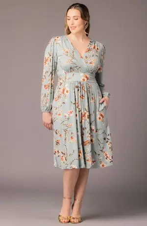 KIYONNA Diana Long Sleeve Dress - Spring Meadow