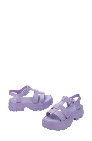 Melissa Ella Ankle Strap Platform Sandals - Lilac