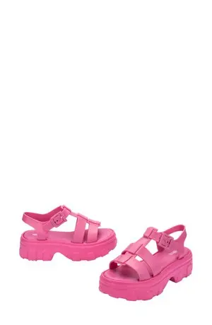 Melissa Ella Ankle Strap Platform Sandals - Pink