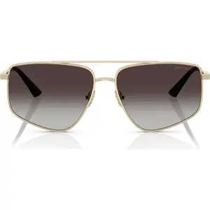 JIMMY CHOO 58mm Pilot Sunglasses - Grey Flash