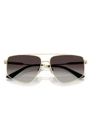 JIMMY CHOO 58mm Pilot Sunglasses - Grey Flash