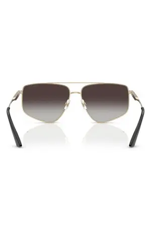 JIMMY CHOO 58mm Pilot Sunglasses - Grey Flash