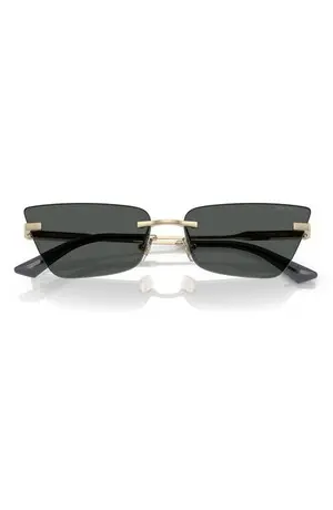 JIMMY CHOO 60mm Cat Eye Sunglasses - Pale Gold