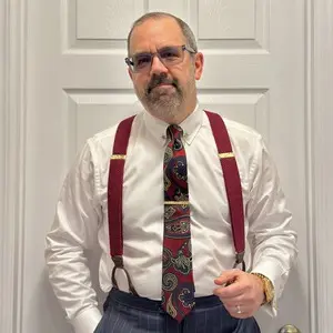 Trafalgar Roman Exploded Paisley Stately Silk Necktie