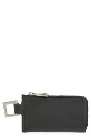 Jacquemus Le Porte Leather Zip Pouch - Black 990