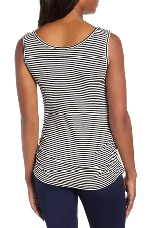 ANGEL MATERNITY Maternity Nursing Tank - Navy