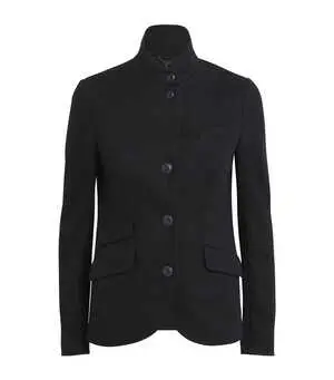Rag & Bone Wool Stand-collar Slade Blazer