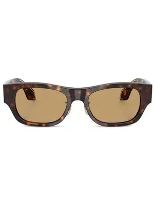 Giorgio Armani Rectangle-frame Sunglasses - Brown