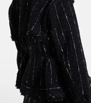 Sacai Striped Tweed Jacket