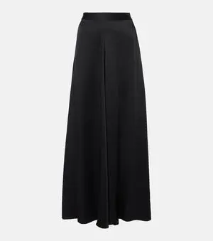 Isabel Marant Étoile Kayana Satin Maxi Skirt - Black