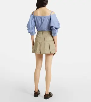 Sacai Cotton Shorts - Beige