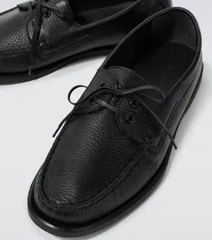SAMAN AMEL City Moc Leather Loafers