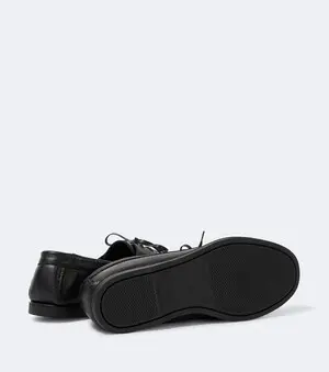 SAMAN AMEL City Moc Leather Loafers