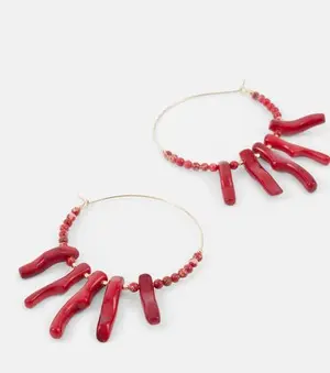 Isabel Marant Étoile Jolana Embellished Hoop Earrings