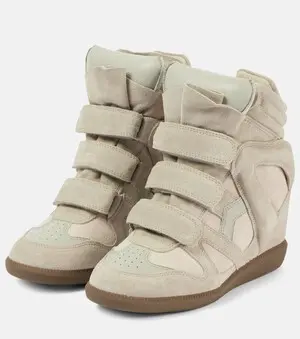 Isabel Marant Étoile Bekett Suede Sneakers - Beige
